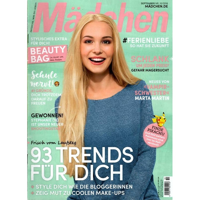 Alte Mädchen (Jugendmagazin) Zeitschriften für junge Frauen bestellen