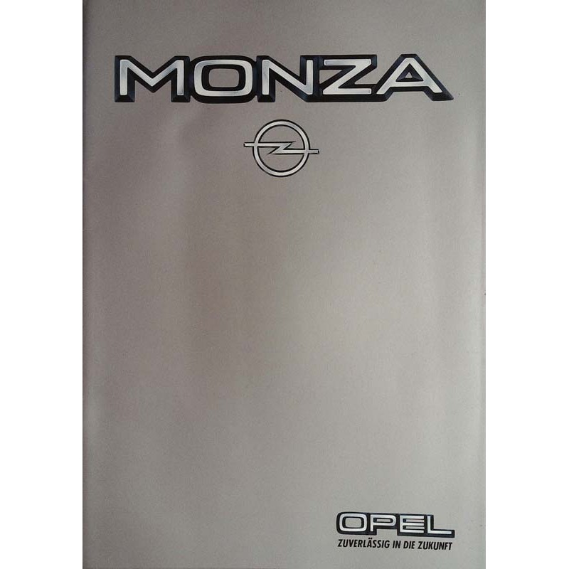 Opel Monza Broschüre - 1983 Prospekt