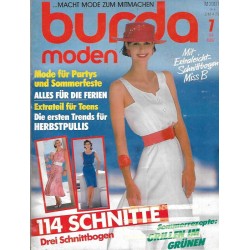 burda Moden 7/Juli 1983 - Röcke und Blusen Zeitschrift