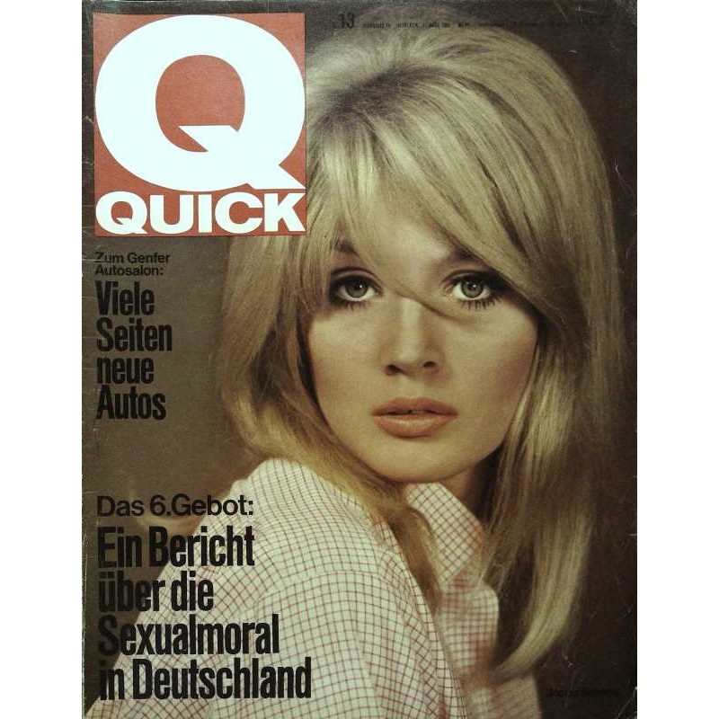 Quick Heft Nr.13 / 27 März 1966 - Jacqui Stevens Zeitschrift