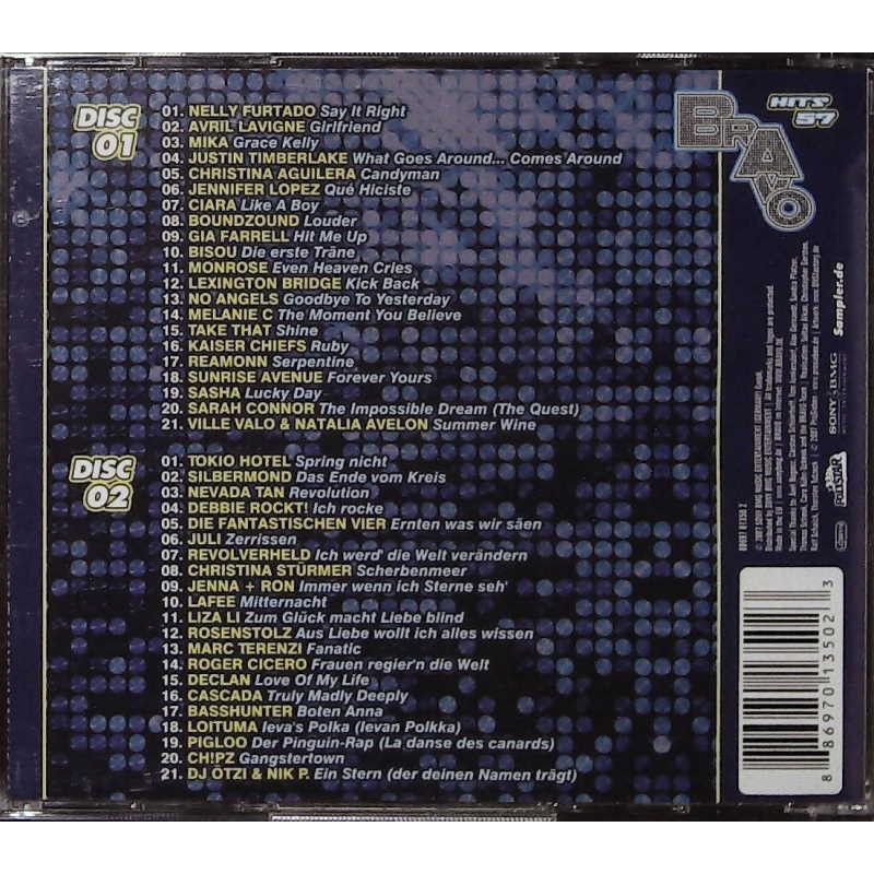 Bravo Hits 57 / 2 CDs - Mika, Monrose, Silbermond... Musik