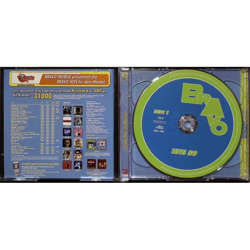 Bravo Hits 59 / 2 CDs - Monrose, Nickelback, Gwen Stefani... Musik