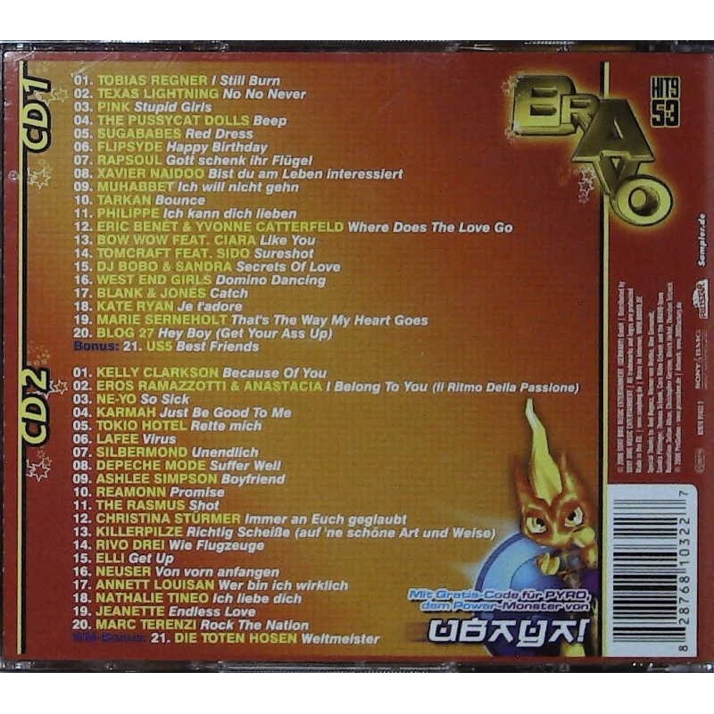 Bravo Hits 53 / 2 CDs - Karmah, Tobias Regner, Ne-Yo... Musik