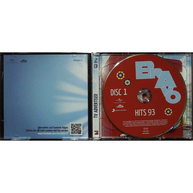 Bravo Hits 93 / 2 CDs - Mark Forster, Sean Paul, Avicii... Musik