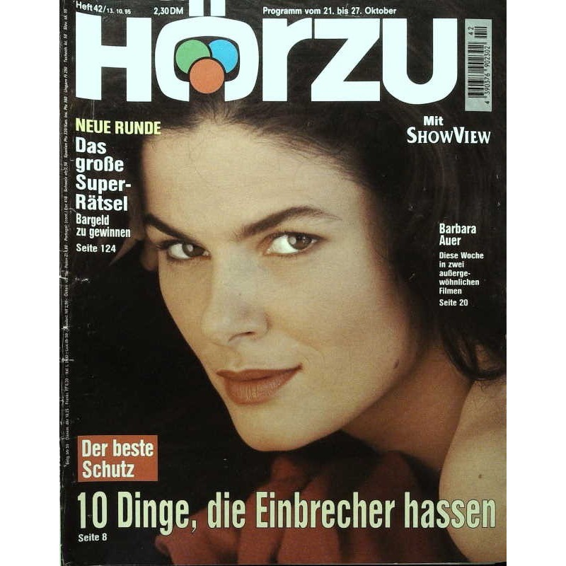 HÖRZU 42 / 21 bis 27 Oktober 1995 - Barbara Auer Zeitschrift