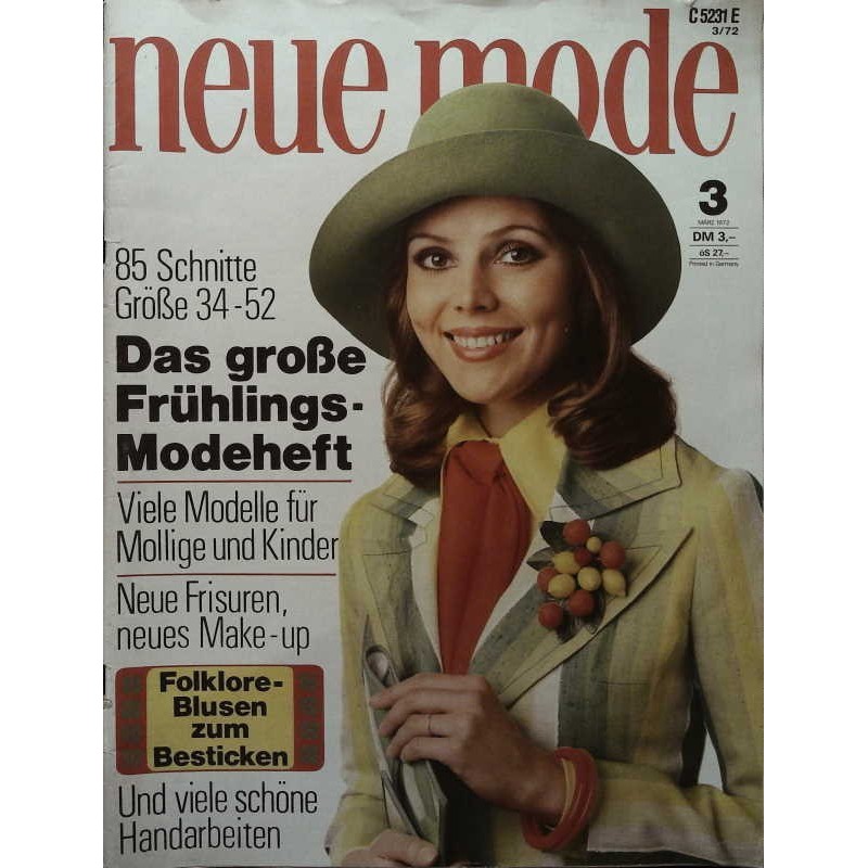 Alte neue mode Zeitschriften & Magazine aus den 70er bis 80er Jahren