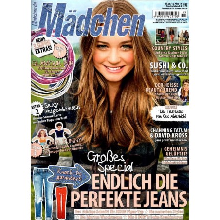 Mädchen Nr.5 / Mai 2012 - Endlich die perfekte Jeans Zeitschrift