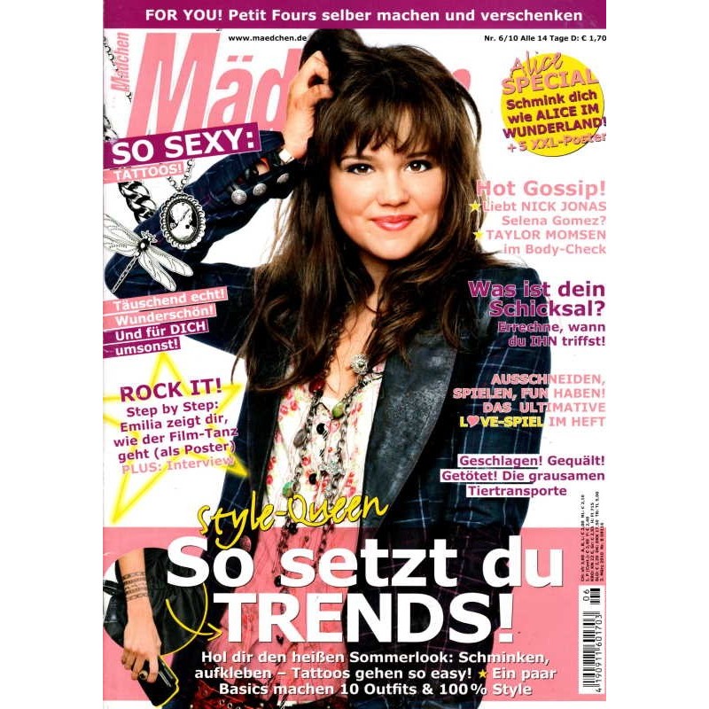 Mädchen Nr.6 / 3 März 2010 - Style Queen Zeitschrift