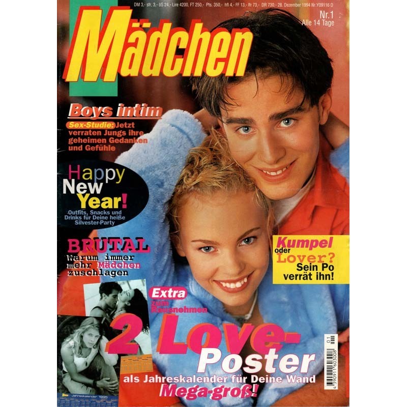 Mädchen Nr.1 / 28 Dezember 1994 - Boys intim Zeitschrift